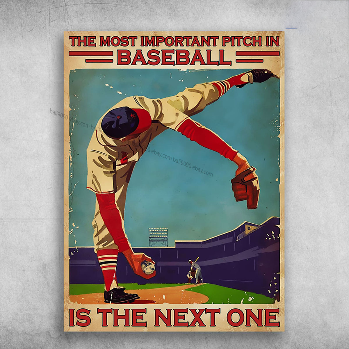 Baseball Player, Baseball Poster, The Most Important Pitch In Baseball ...